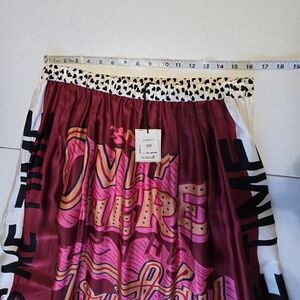 Me369 | Skirts | Me369 Hailey Midi Skirt Fire Womens Ml Nwt | Poshmark